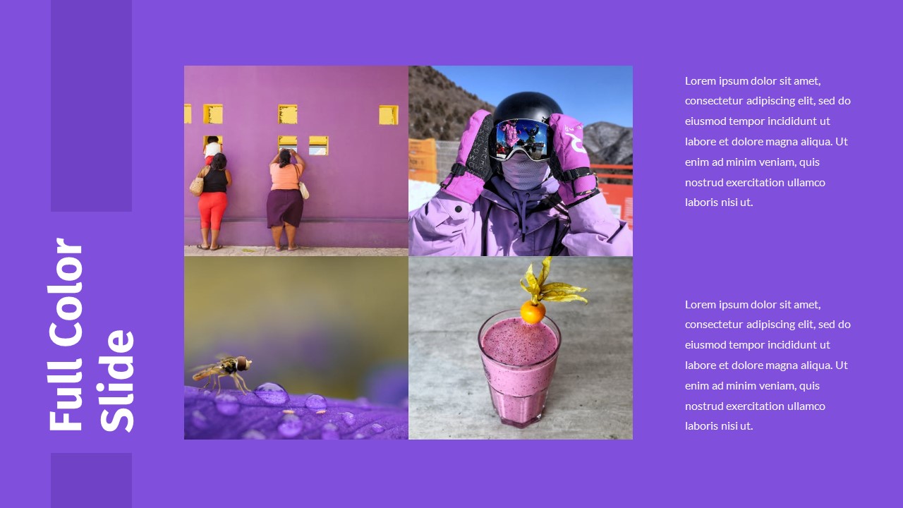 Full Color - Multipurpose Google Slide Template, Presentation Templates