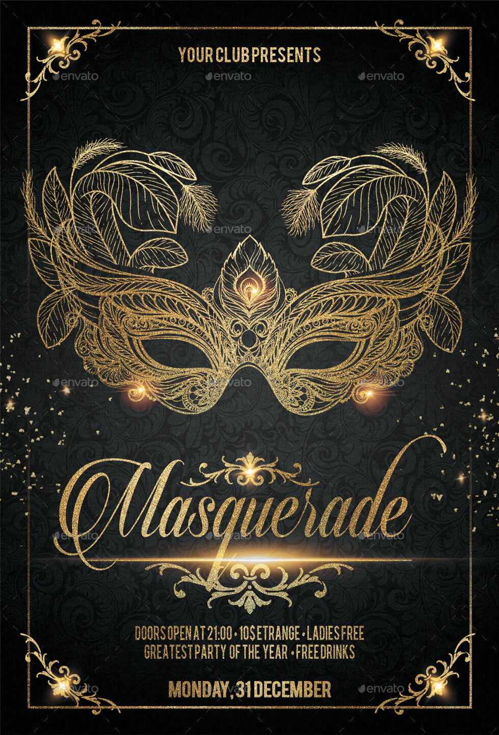 Masquerade, Print Templates | GraphicRiver