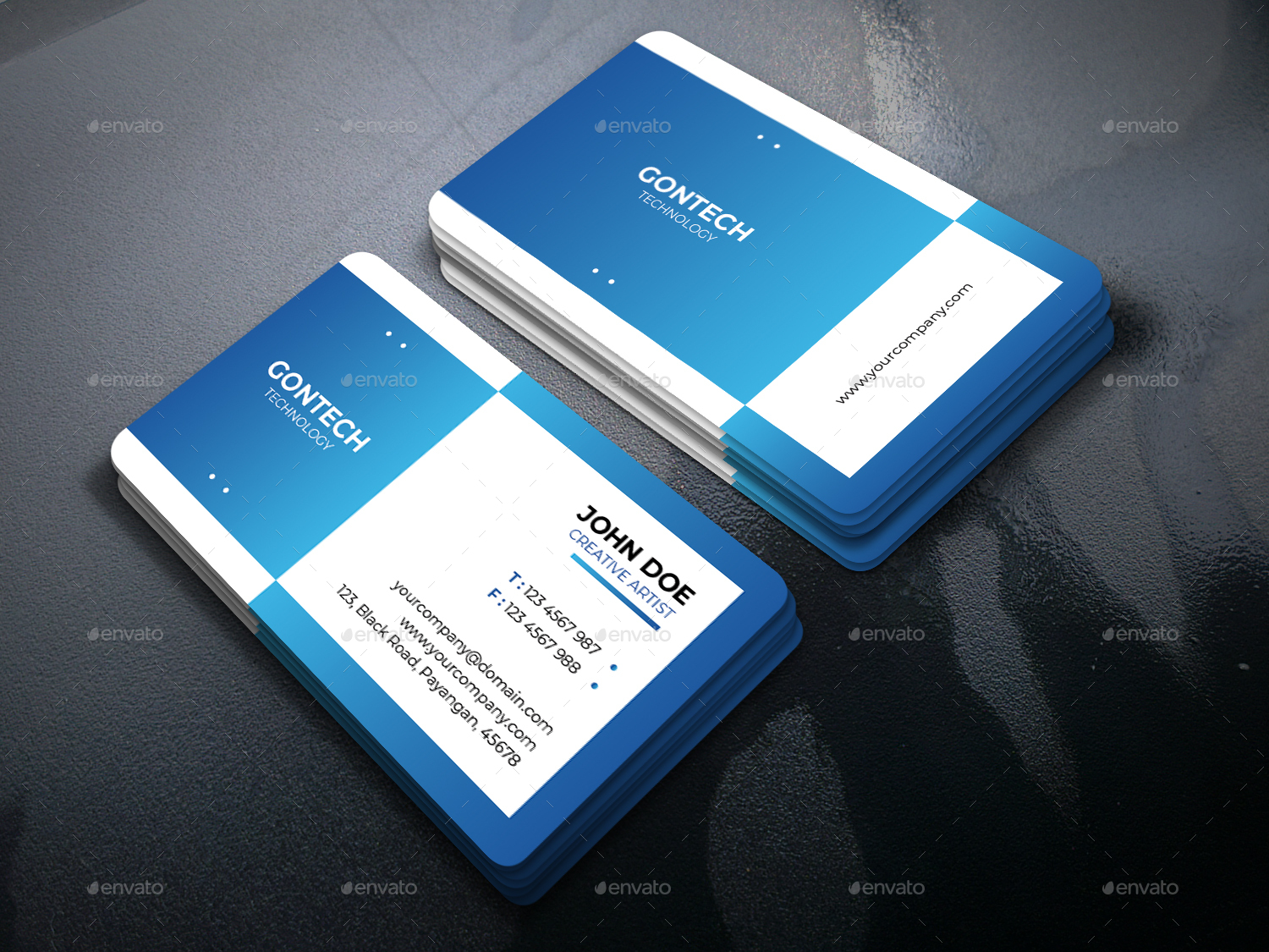 Business Card 5 in 1 Bundle, Print Templates | GraphicRiver