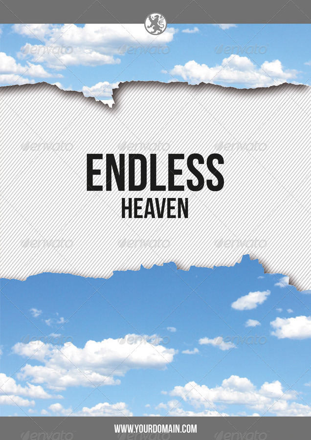 InDesign Magazine Paper Ripped Ad v.2 // 8 Styles, Print Templates