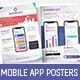 Mobile App Poster, Print Templates | GraphicRiver