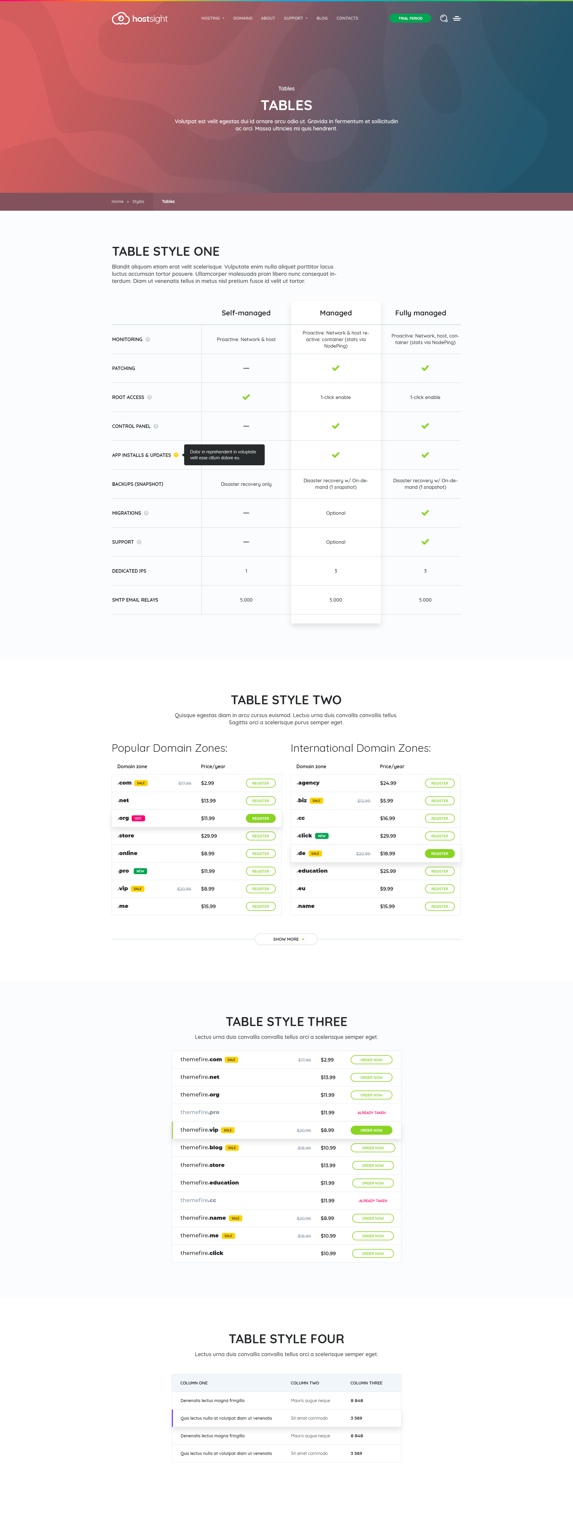 HostSite - Hosting and Technology Website PSD Template by themefire