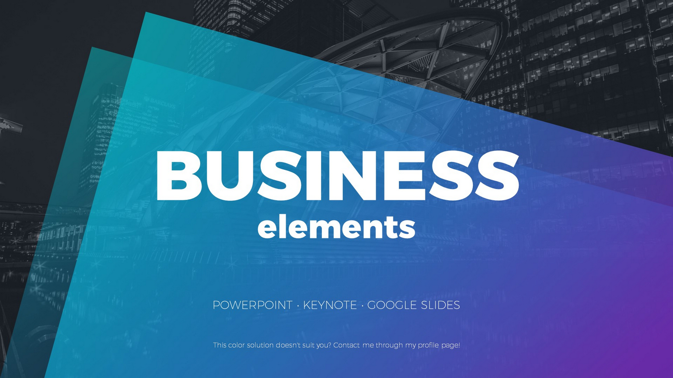 Business Elements, Presentation Templates | GraphicRiver