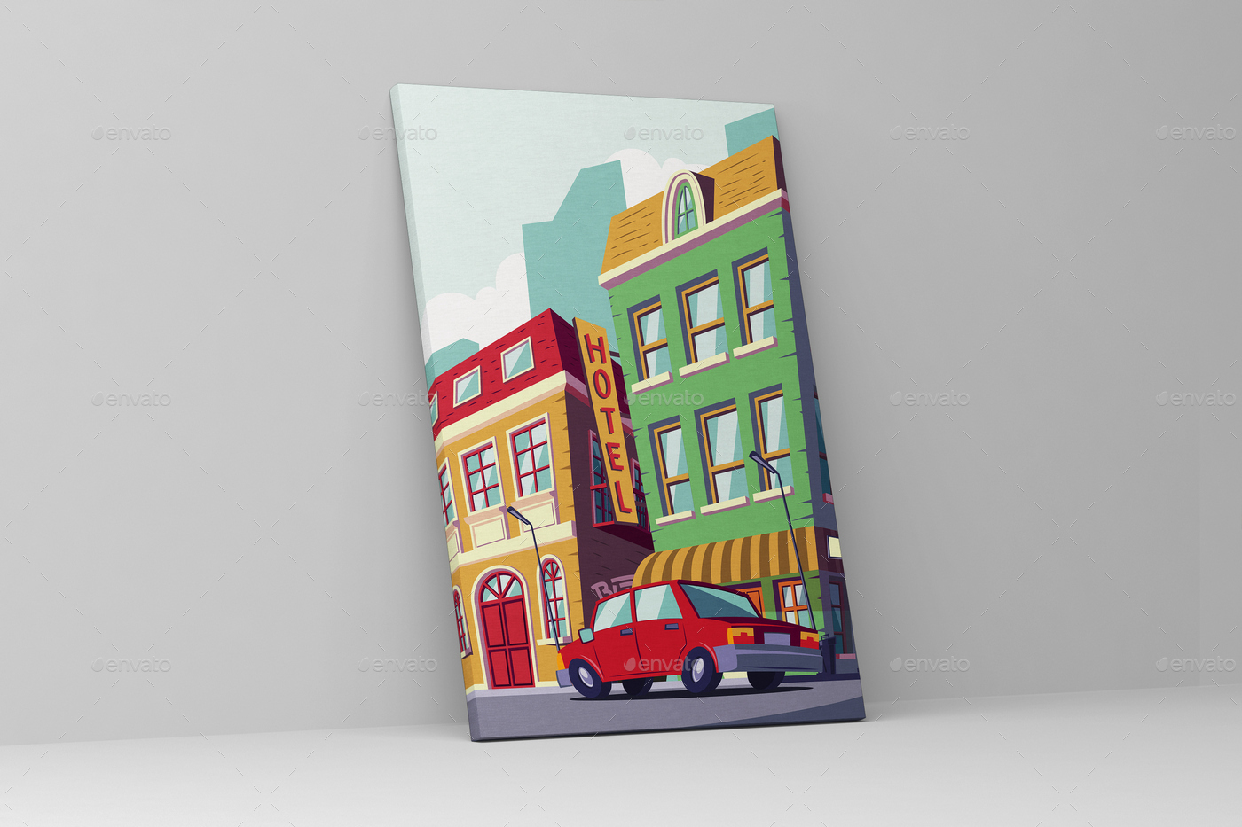 2:3 Portrait Canvas Mock-Up, Graphics | GraphicRiver