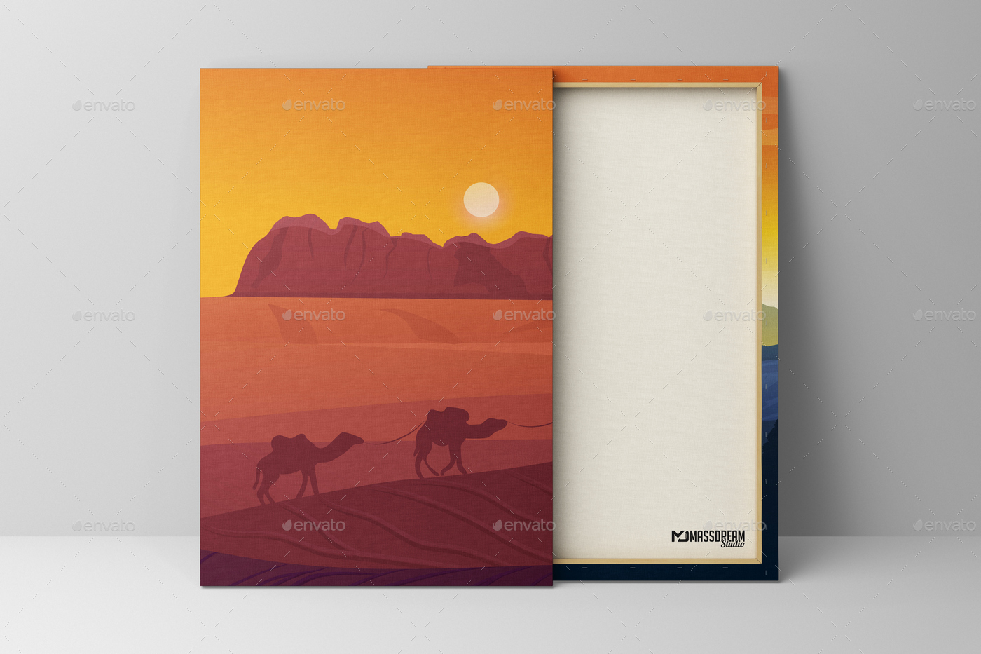 2:3 Portrait Canvas Mock-Up, Graphics | GraphicRiver