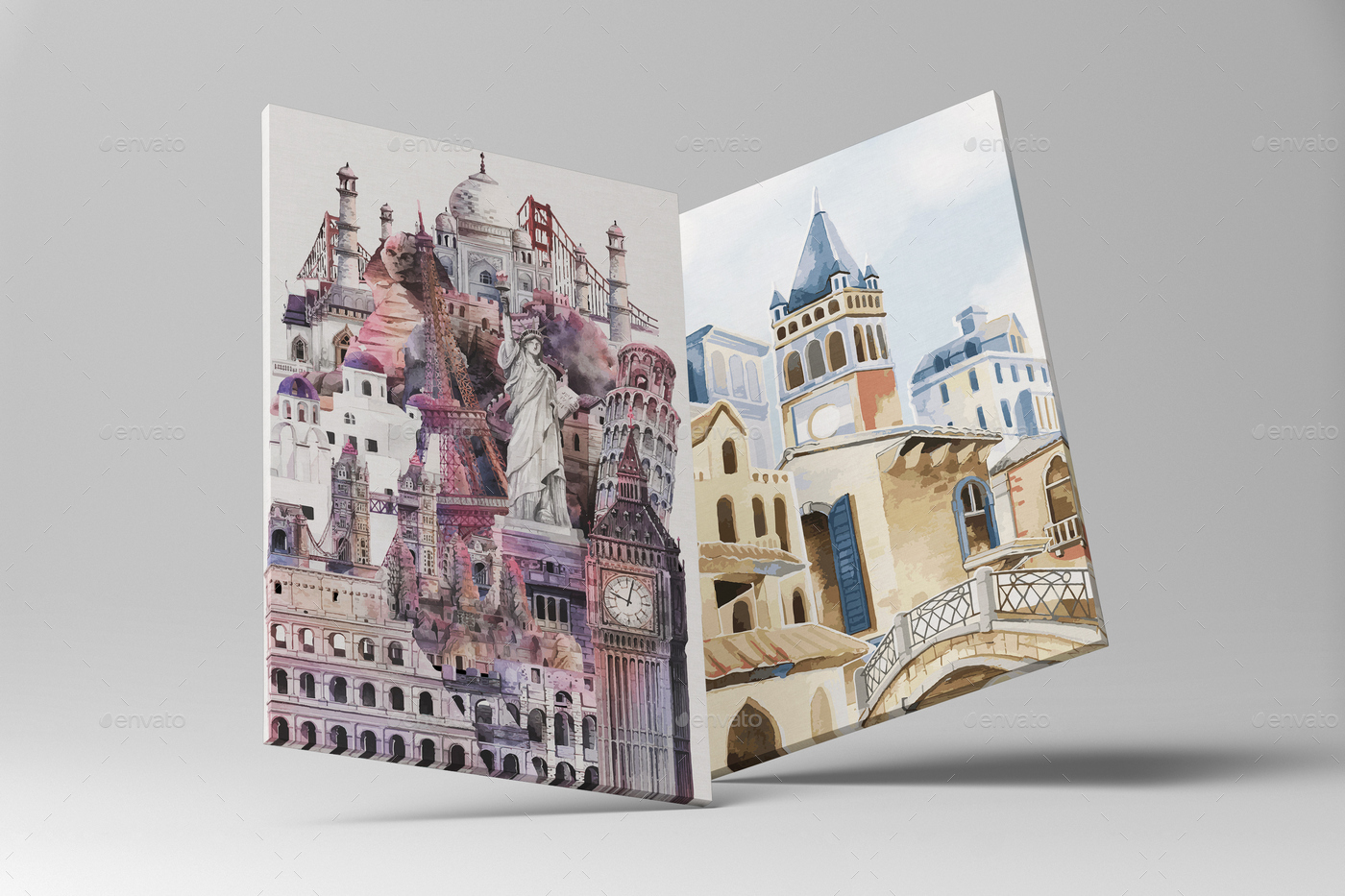 2:3 Portrait Canvas Mock-Up, Graphics | GraphicRiver