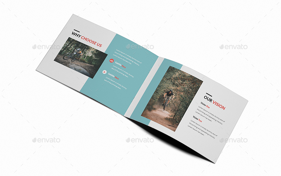 Bicycle A5 Brochure Template, Print Templates | GraphicRiver