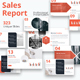 Sales Report Google Slides Template, Presentation Templates | GraphicRiver