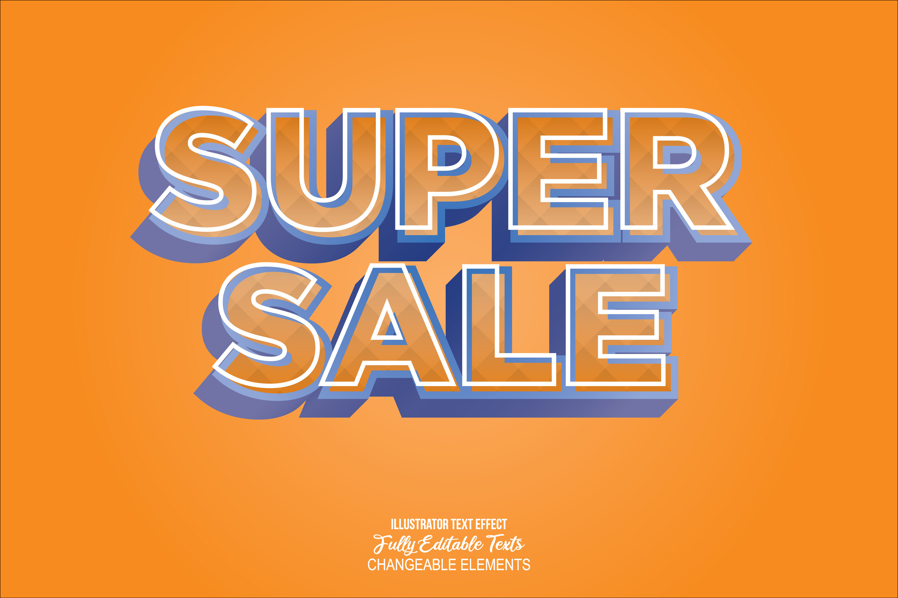 Detailed Text Effect Modern 3d Design by Anomali | GraphicRiver