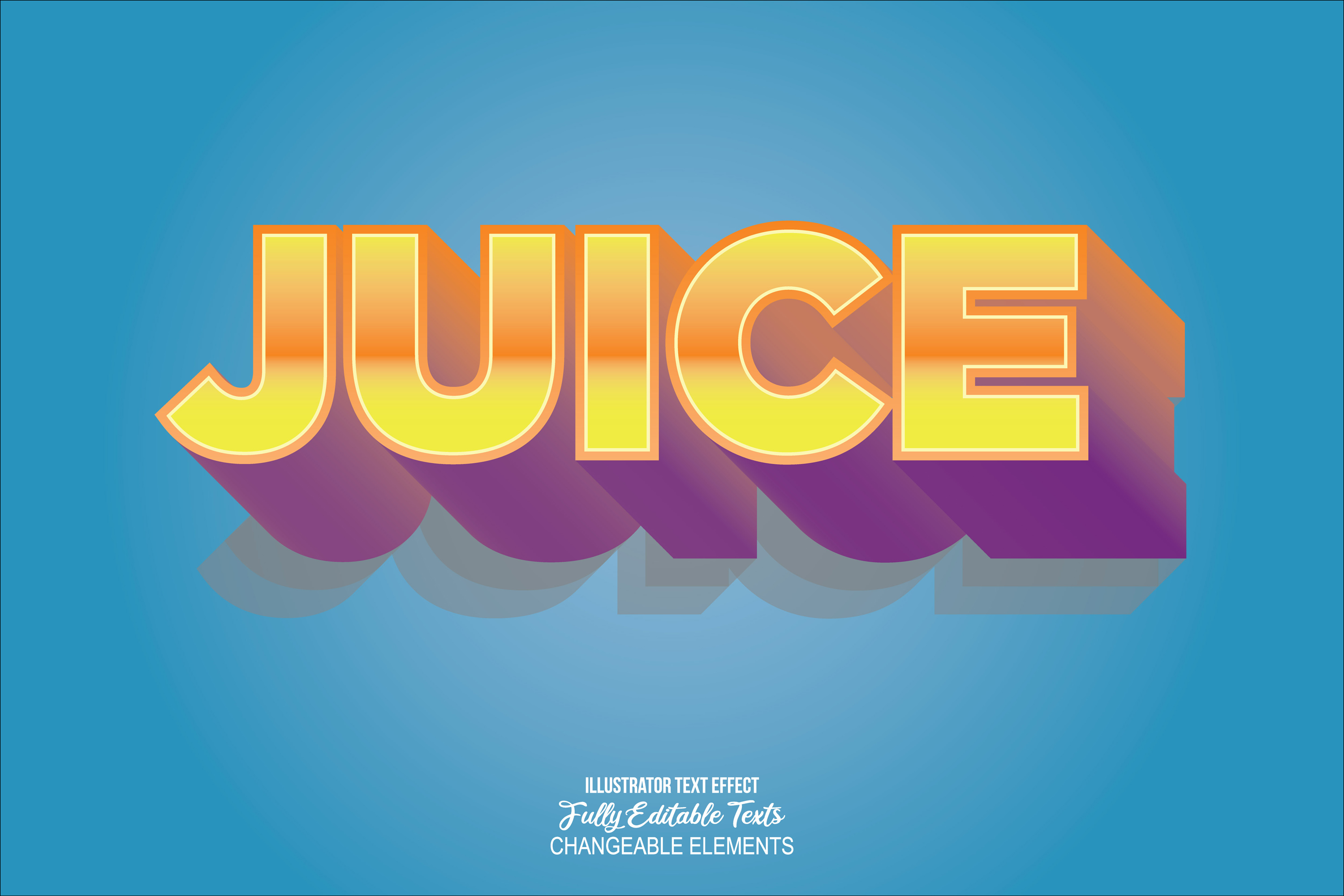 Detailed Text Effect Modern 3d Design by Anomali | GraphicRiver