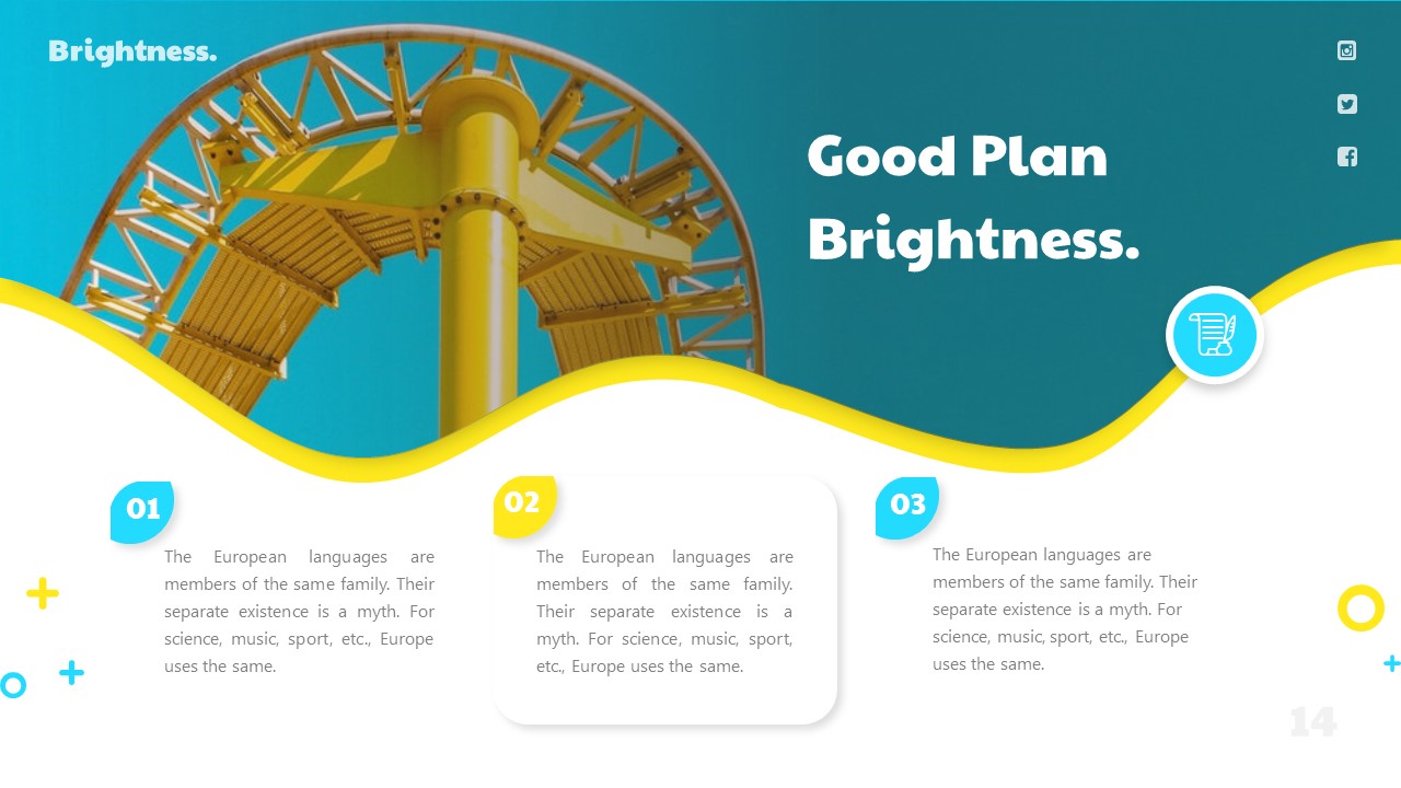 Brightness Multipurpose PowerPoint Presentaton Template, Presentation ...