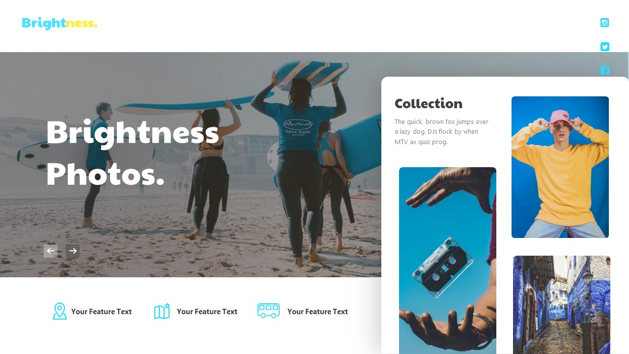 Brightness Multipurpose PowerPoint Presentaton Template, Presentation ...