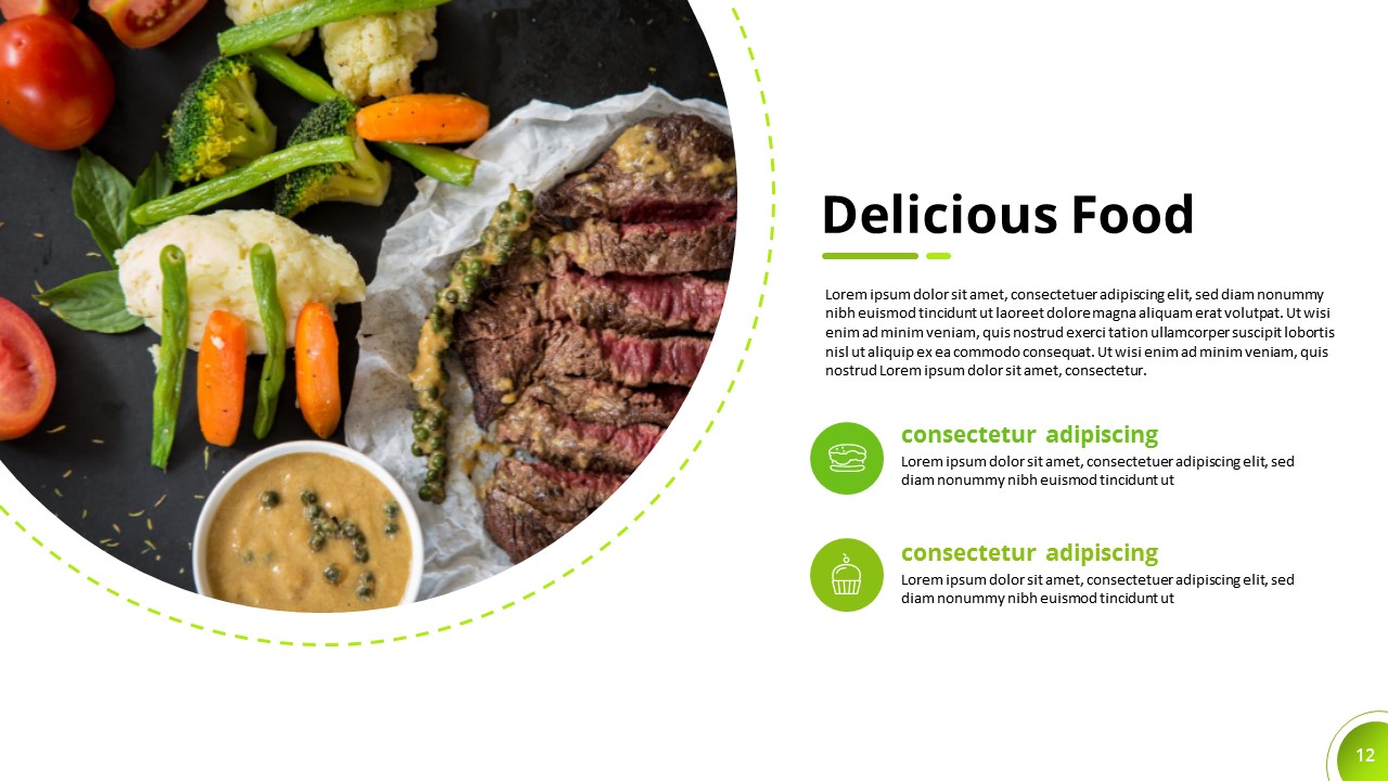 Perfecto Food Keynote Template, Presentation Templates | GraphicRiver