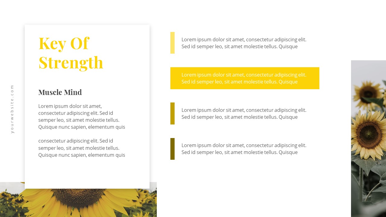 Sunflo Flower Keynote Template, Presentation Templates | GraphicRiver