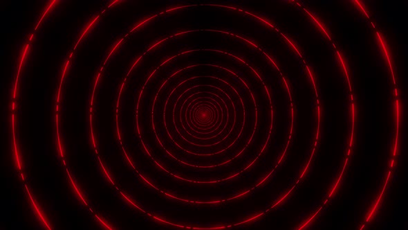 Abstract Red Infinite Tunel, Motion Graphics | VideoHive