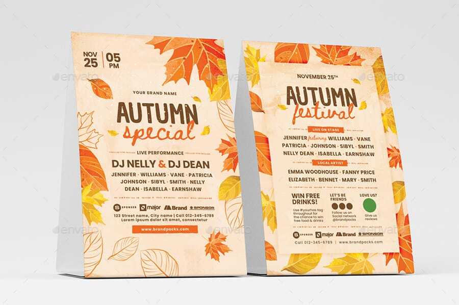 Autumn Fall Flyer Templates, Print Templates | GraphicRiver