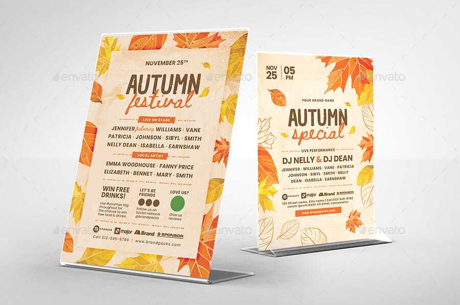Autumn Fall Flyer Templates, Print Templates | GraphicRiver