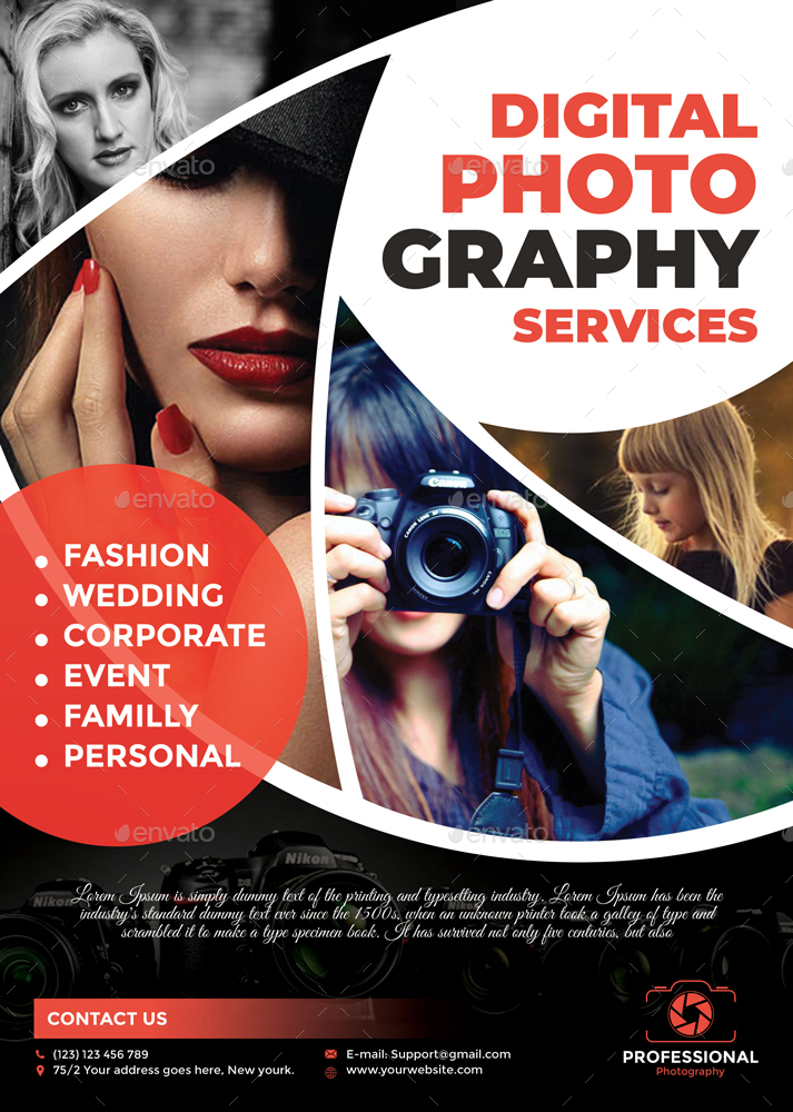 Photography Flyer, Print Templates | GraphicRiver