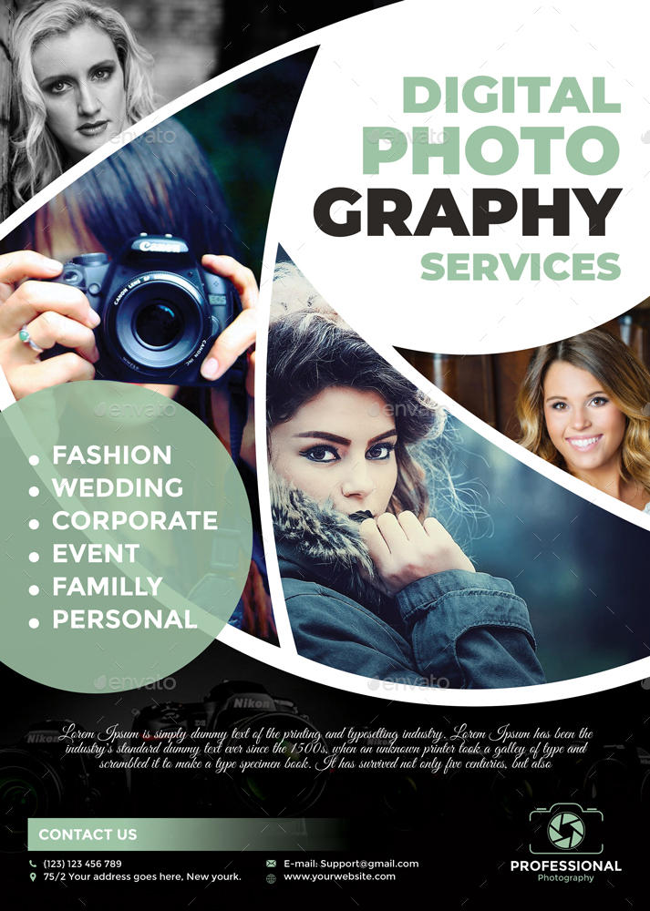 Photography Flyer, Print Templates | GraphicRiver