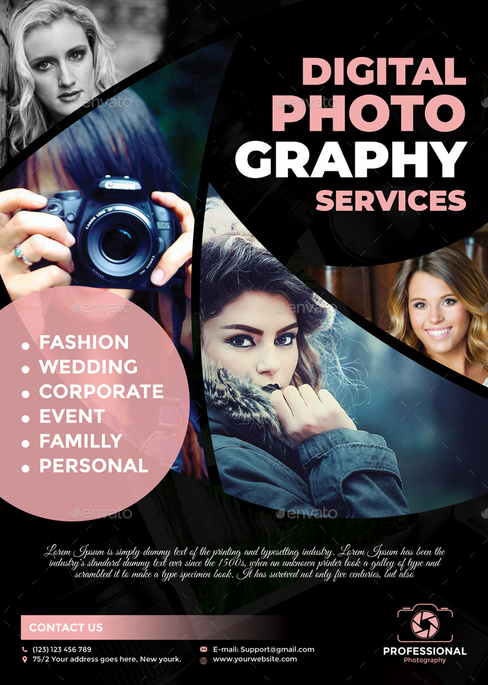 Photography Flyer, Print Templates | GraphicRiver