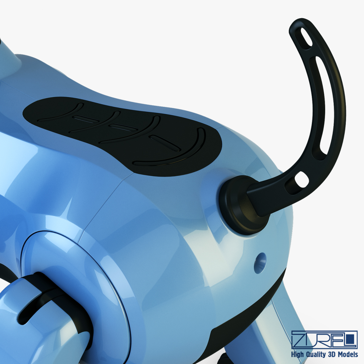 Genibo Robot Dog blue by Zurel | 3DOcean