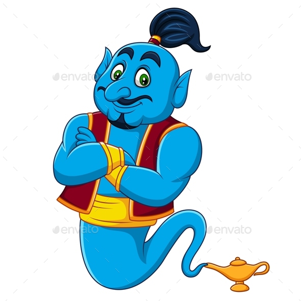 Cartoon Genie, Vectors | GraphicRiver