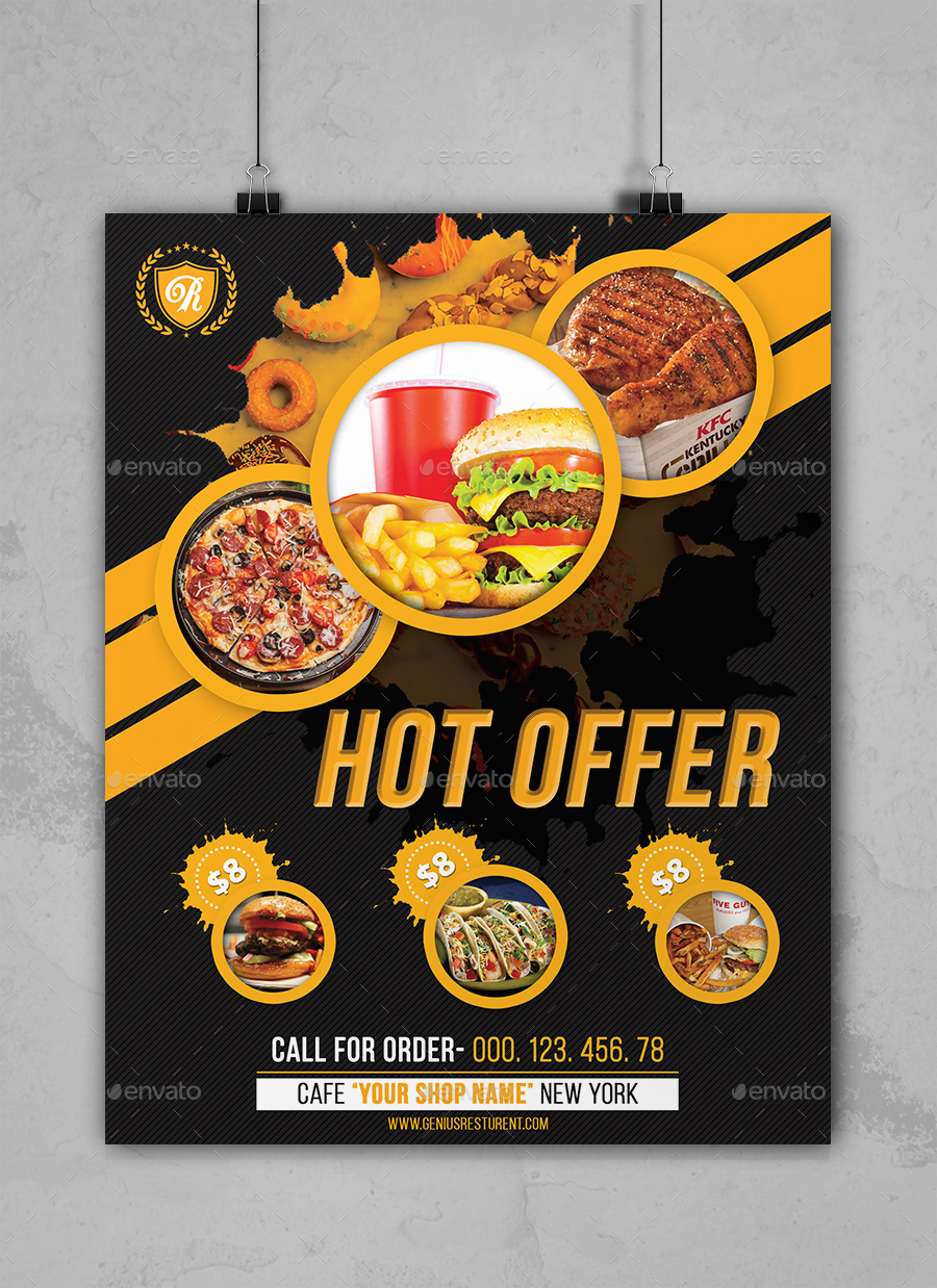 Food Family Bundle Pack, Print Templates | GraphicRiver