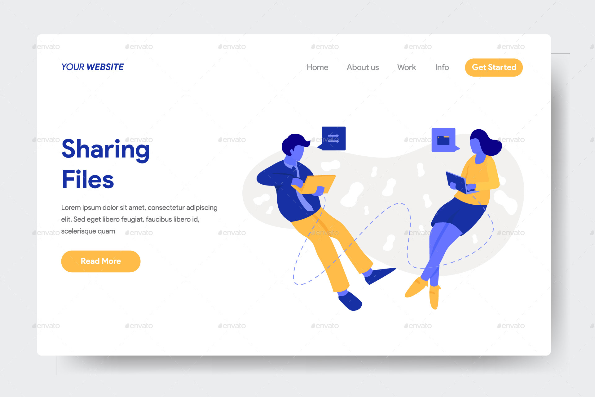 8 Business & Communication Illustrations, Vectors | GraphicRiver