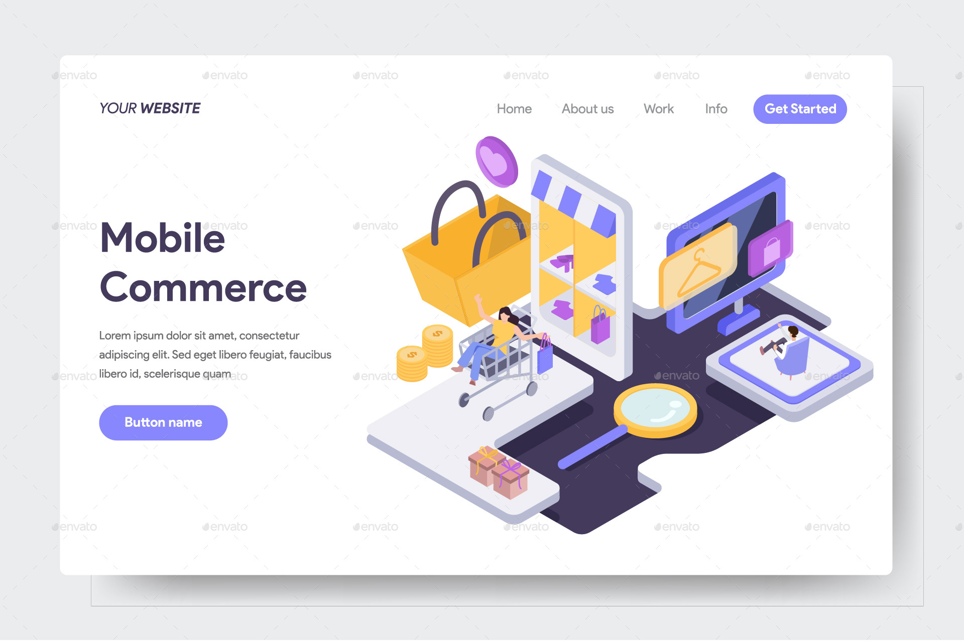 10 E-Commerce & Marketplaces Vol 2, Vectors | GraphicRiver