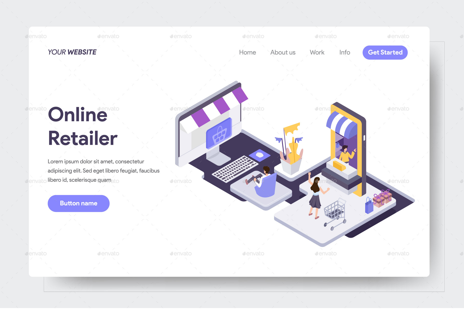10 E-Commerce & Marketplaces Vol 2, Vectors | GraphicRiver