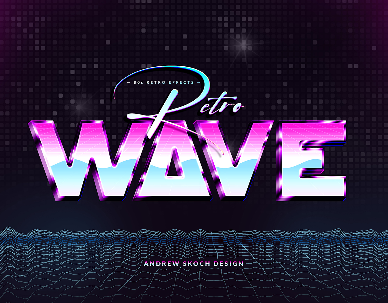 New 80s Text Effects, Add-ons | GraphicRiver