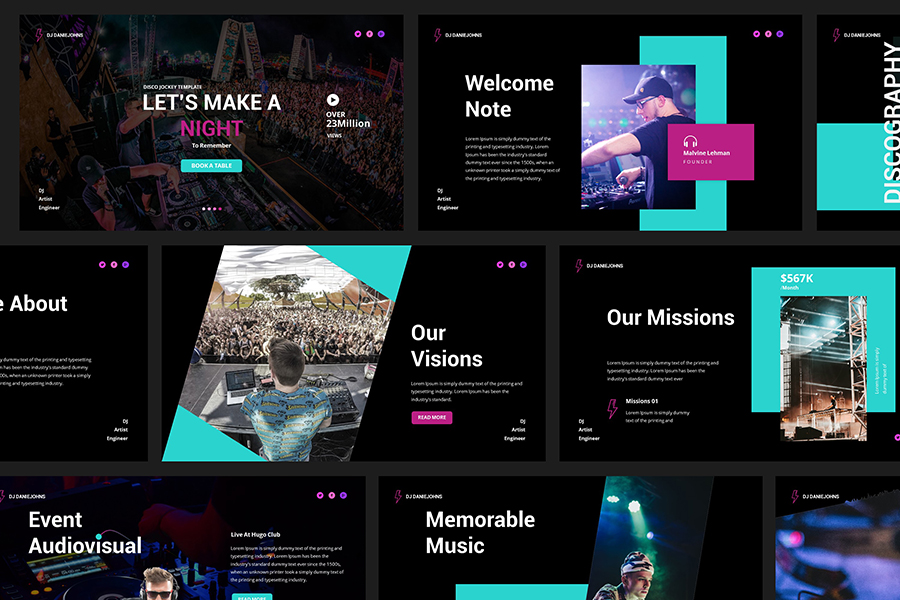 DJ Disc Jockey Powerpoint Presentation, Presentation Templates ...