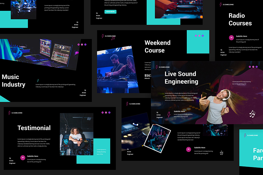 DJ Disc Jockey Powerpoint Presentation, Presentation Templates ...
