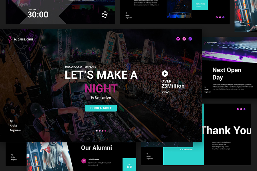 DJ Disc Jockey Powerpoint Presentation, Presentation Templates ...