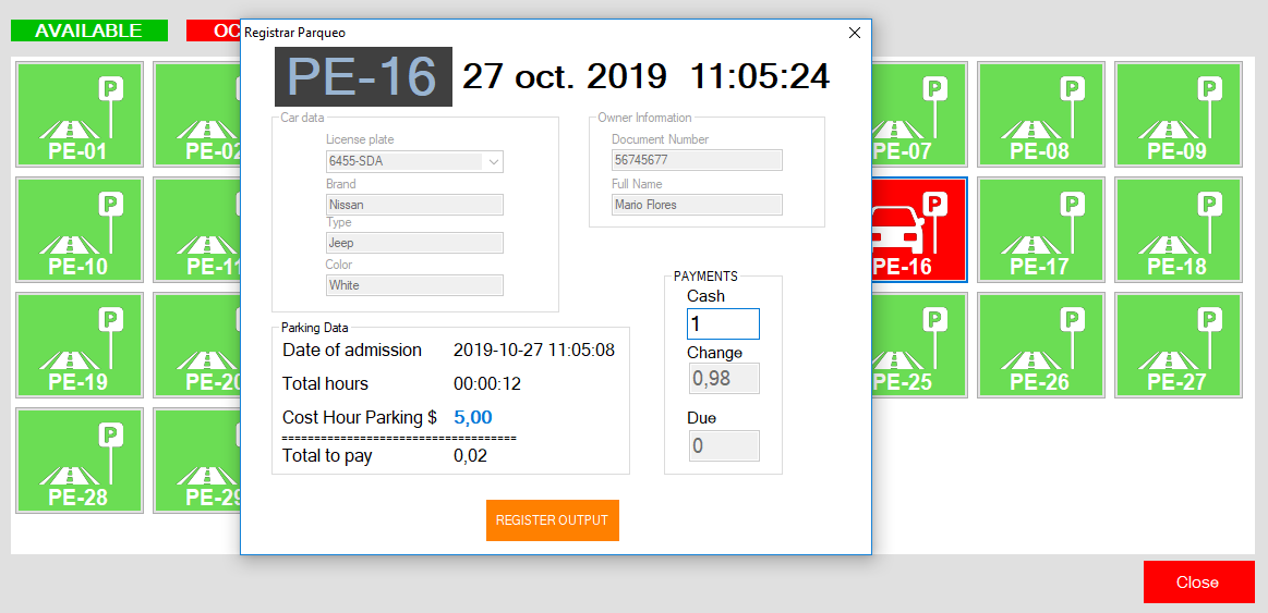Parking Administration System - C# MySQL by AppsbolDev | CodeCanyon