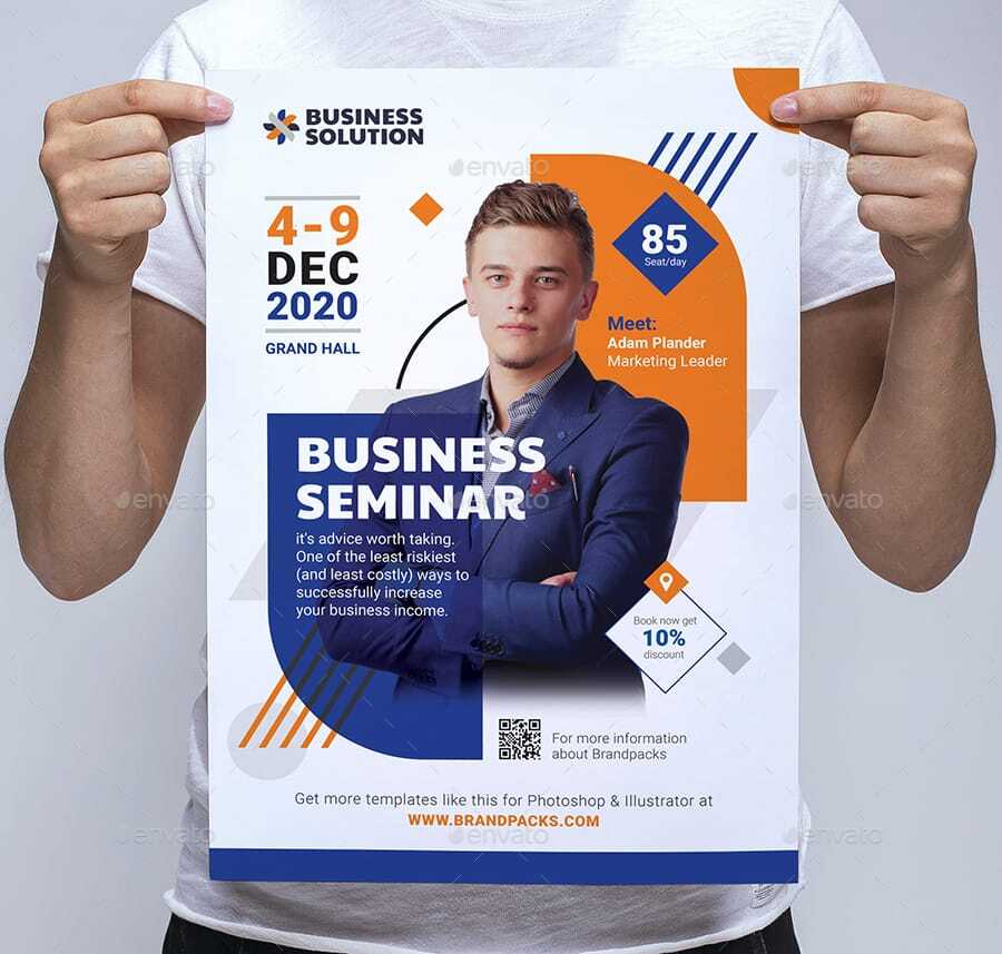 Business Seminar Poster/Banner, Print Templates | GraphicRiver