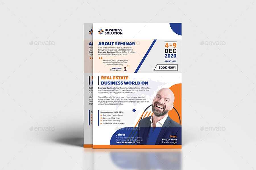 Business Seminar Poster/Flyer, Print Templates | GraphicRiver