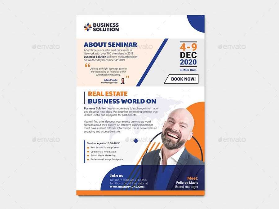 Business Seminar Poster/Flyer, Print Templates | GraphicRiver
