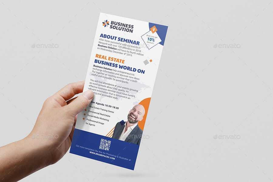 Business Seminar DL Rack Card Template, Print Templates | GraphicRiver