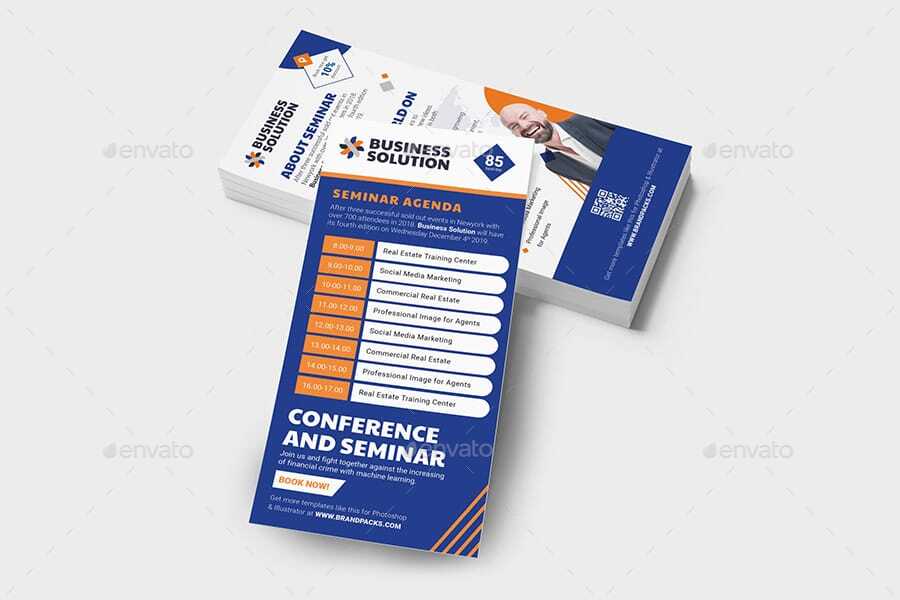 Business Seminar DL Rack Card Template, Print Templates | GraphicRiver