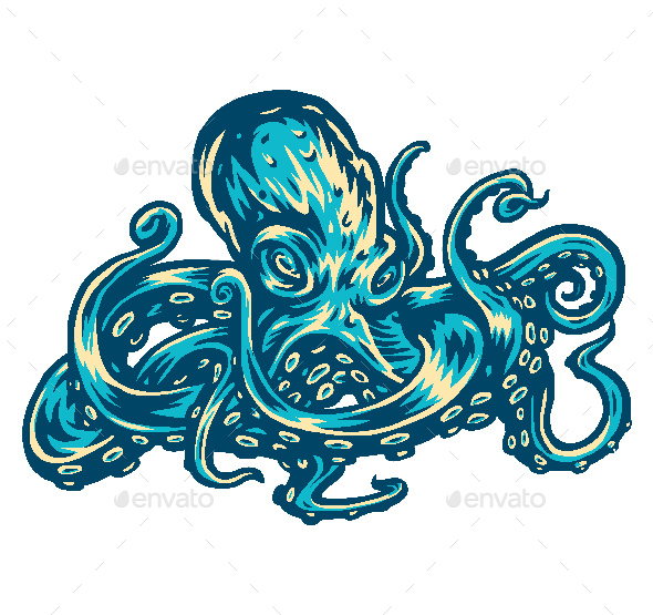 Vector Octopus, Vectors | GraphicRiver