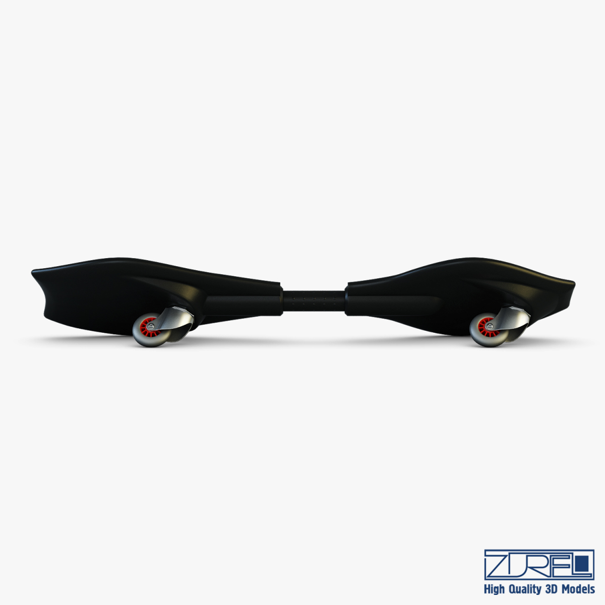 Razor RipStik Classic red v 1 Mid Poly by Zurel | 3DOcean