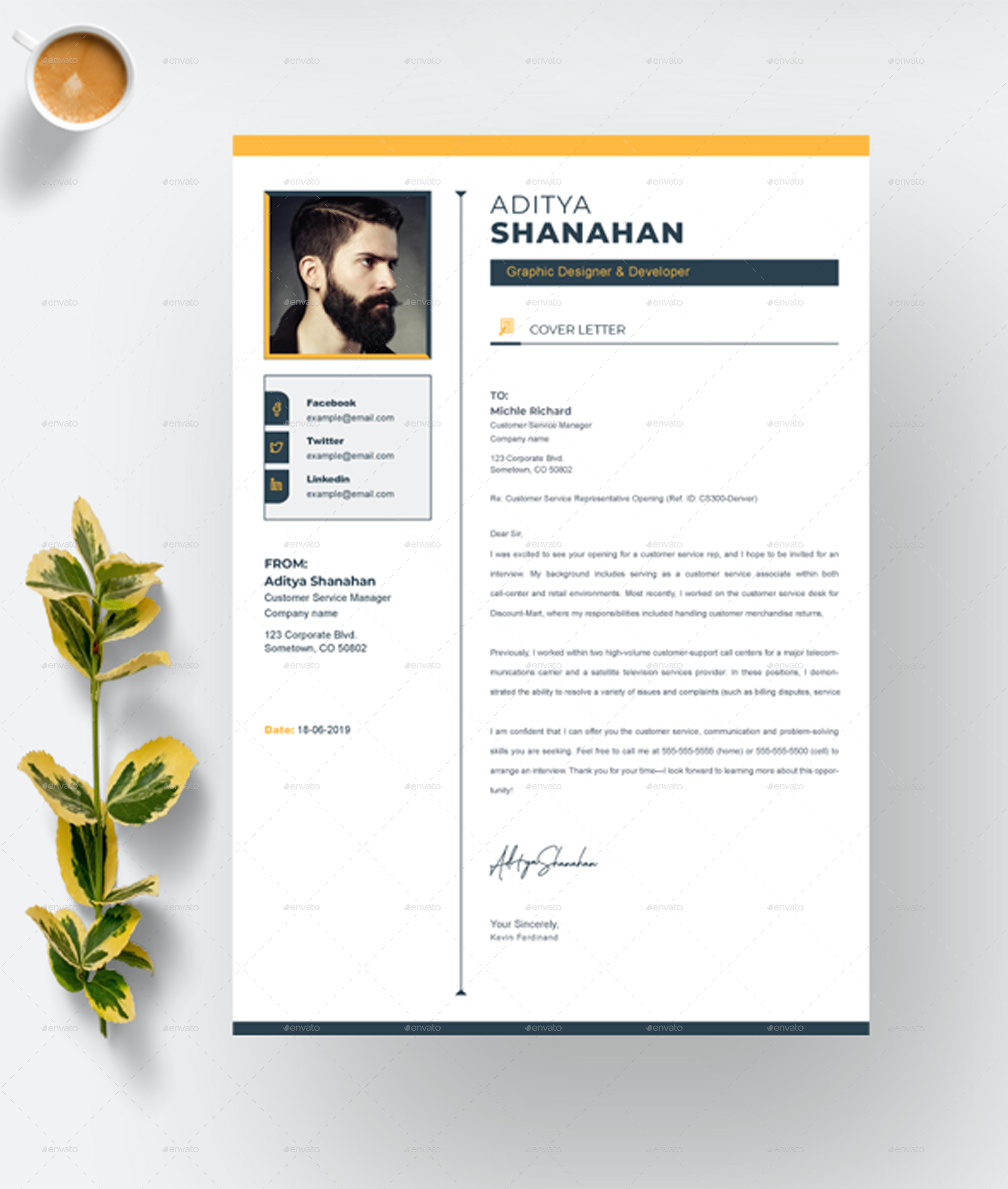 CV, Print Templates | GraphicRiver