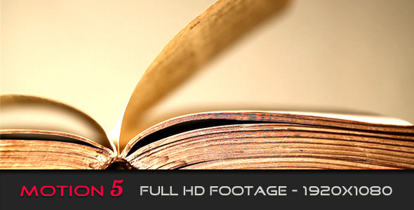Old Book, Stock Footage | VideoHive