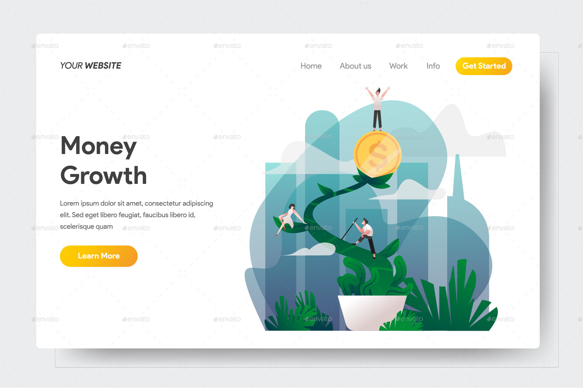 10 Finance and Investment Illustrations, Vectors | GraphicRiver