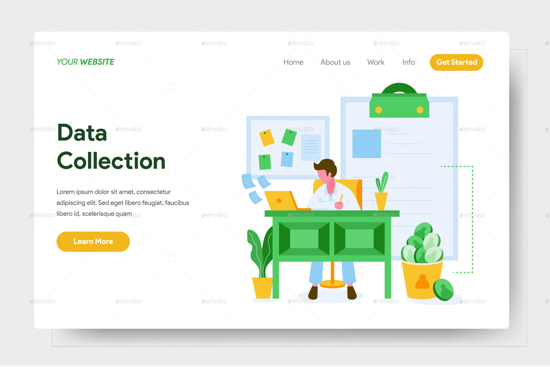 10 Data Analytics Illustration Vol 1, Vectors | GraphicRiver