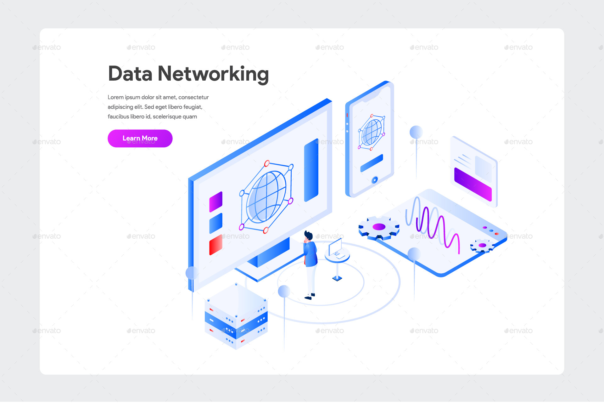 10 Data Illustration Vol 2, Vectors | GraphicRiver
