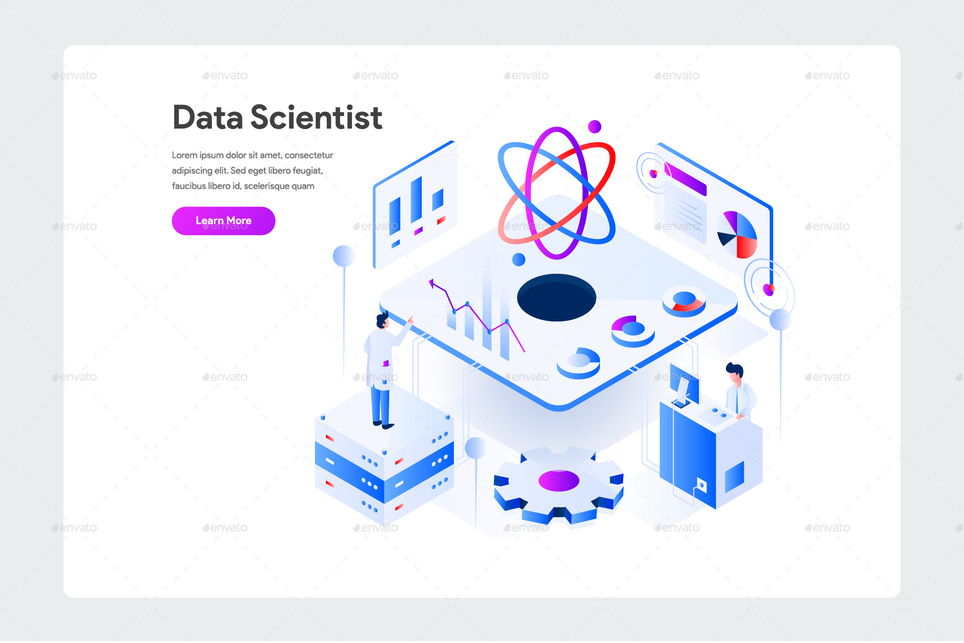 10 Data Illustration Vol 2, Vectors | GraphicRiver