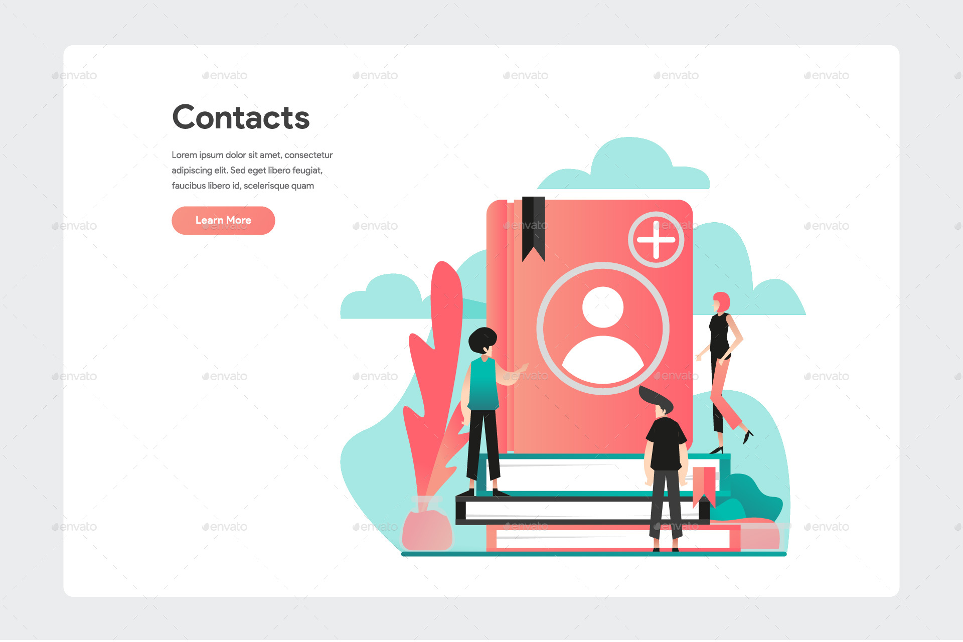 10 Communication and Media Illustrations Vol 1, Vectors | GraphicRiver