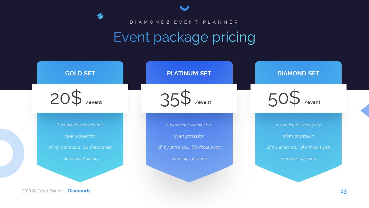 Diamondz Event Planner Keynote Presentation Template, Presentation ...